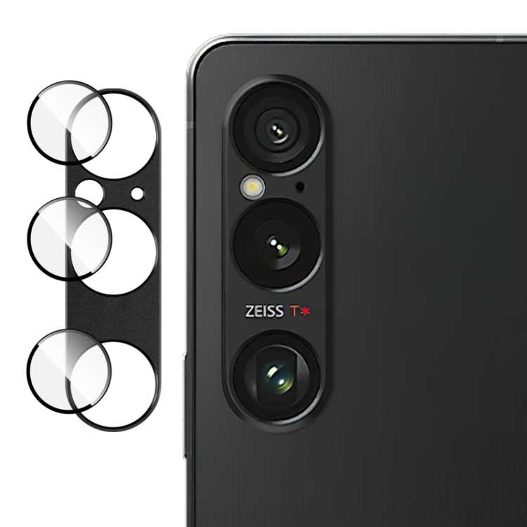 For Sony Xperia 1 VI IMAK Metal Armor Premium Camera Protector Film(Black)