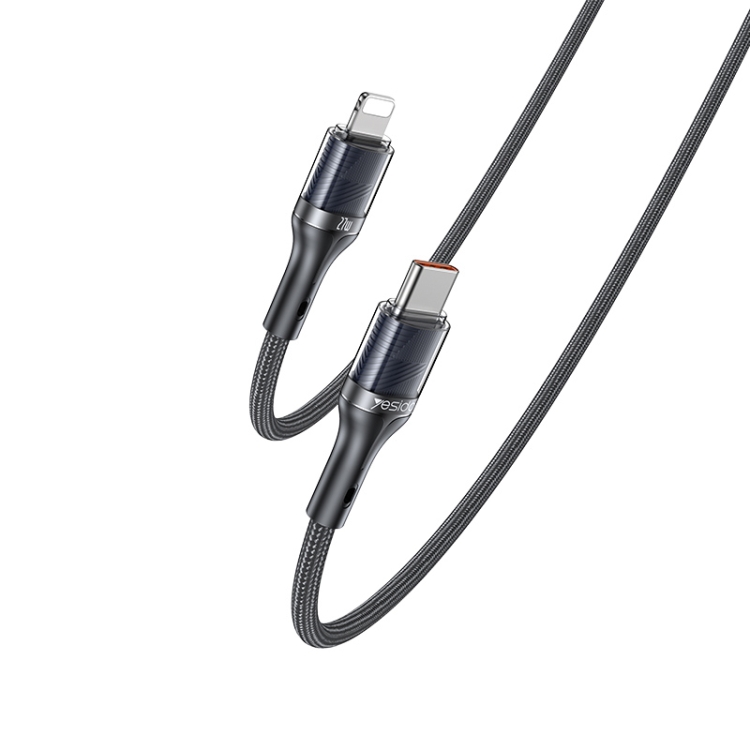 Yesido CA167 PD 27W USB-C / Type-C to 8 Pin Fast Charging Data Cable ...