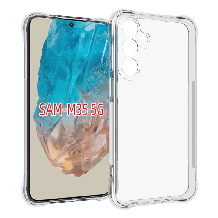 For Samsung Galaxy M35 5G Shockproof Non-slip Thickening TPU Phone Case ...