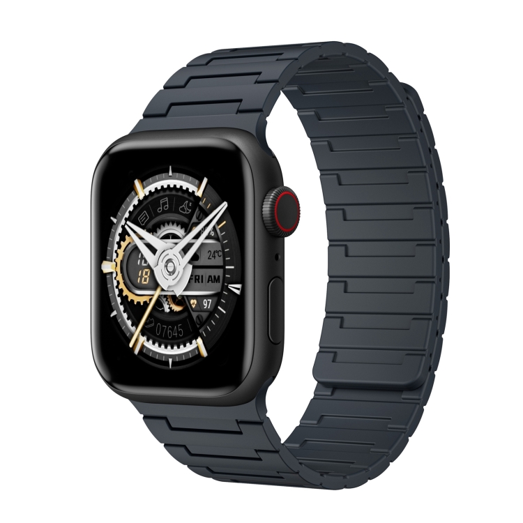 Apple Watch Series 4 40mm 자석 실리콘 워치 밴드(미드나잇)