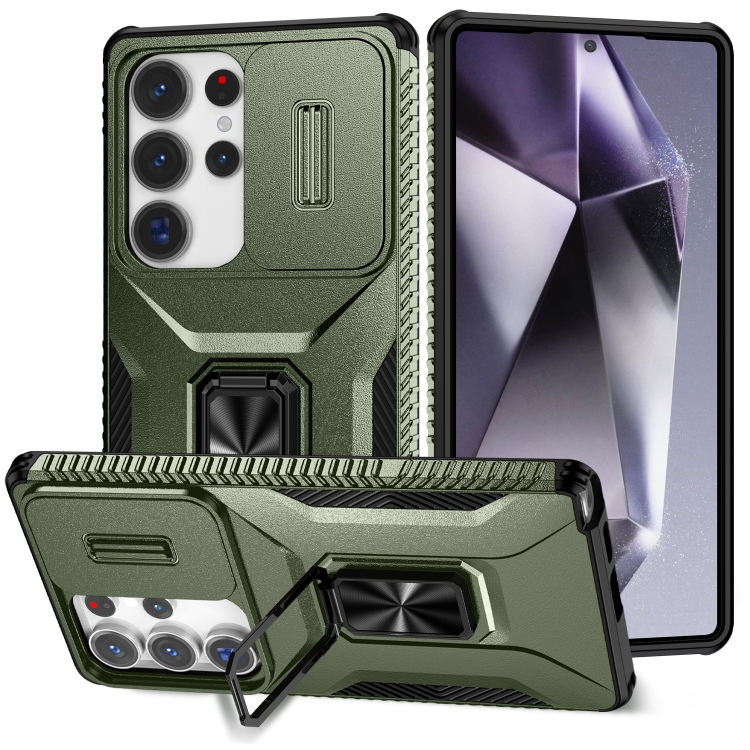 For Samsung Galaxy S25 Ultra 5G Sliding Camshield Holder Phone Case ...