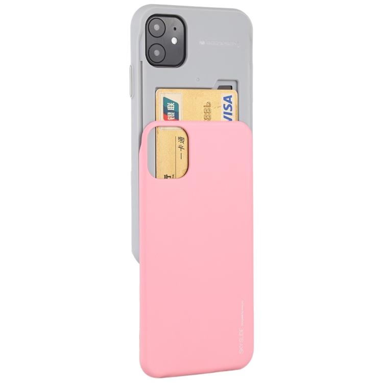 For iPhone 12 mini GOOSPERY SKY SLIDE BUMPER TPU + PC Sliding Back ...