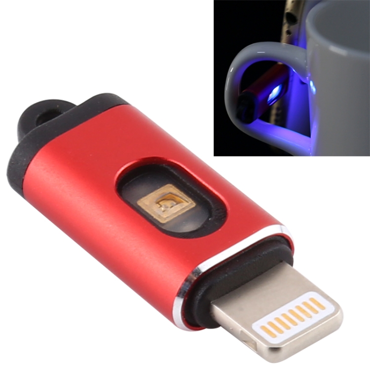 8 Pin Adapter UVC Germicidal Lamp LED Disinfection Sterilizer (Red)