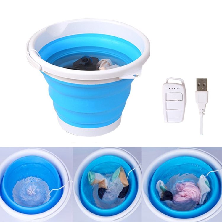 3 in 1 Travel Portable Mini Folding Bucket Super Vibration Wave Turbo ...