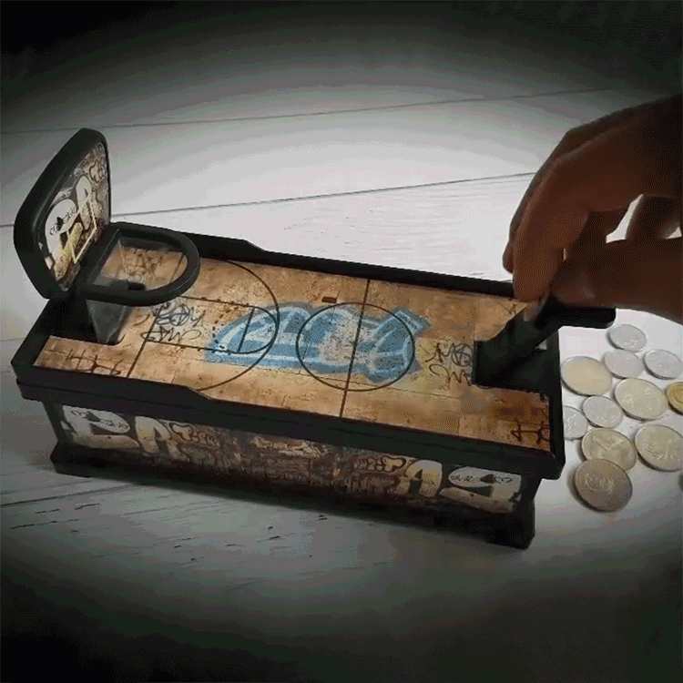 Creative Decompression Coin Shooting Bank Money Box