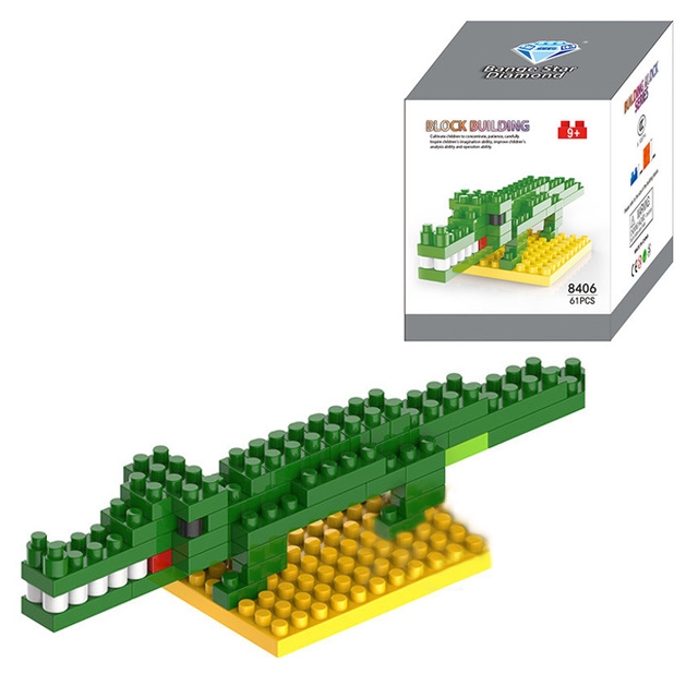 Crocodile Cartoon Assembled Children DIY Enlightenment Assembled ...