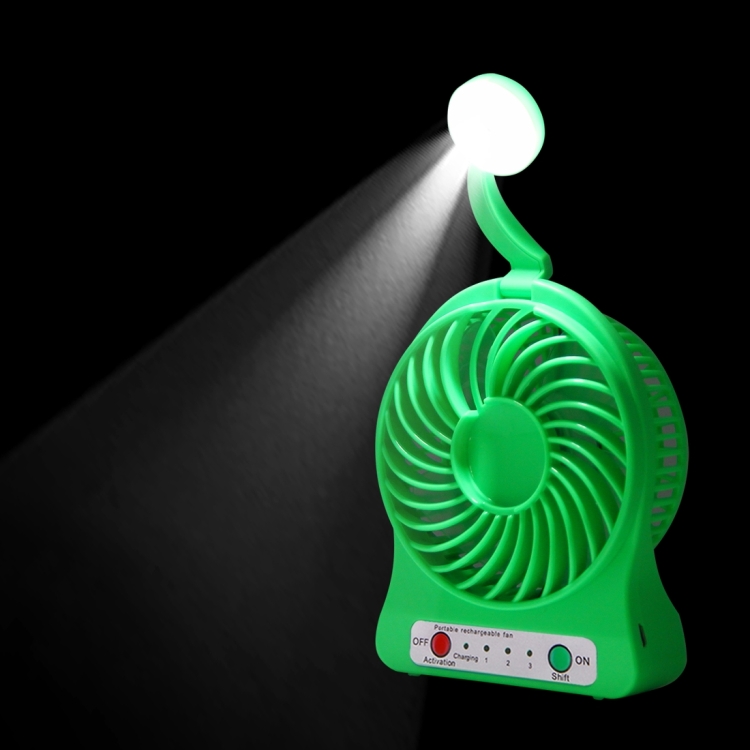 Multifunctionele draagbare oplaadbare geluidsarme mini-USB-ventilator ...