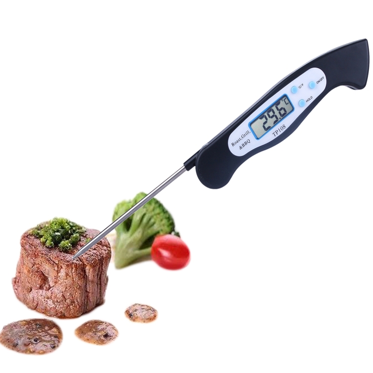 TP108 Foldable LCD Display Food Thermometer