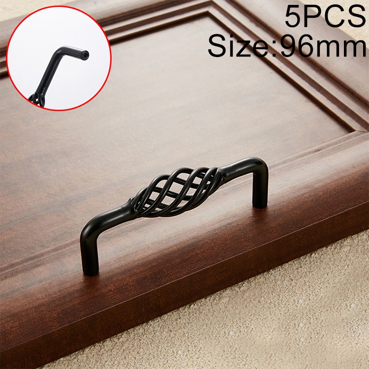5 PCS 6098-96 Classic Birdcage Shape Iron Cabinet Wardrobe Drawer Door ...