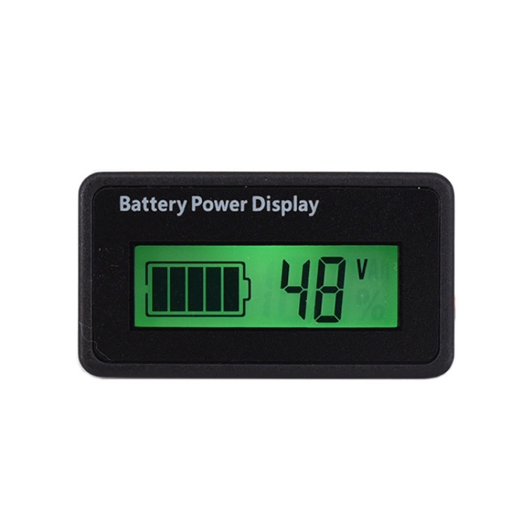 H5 12V-48V Lead-acid Battery Voltage Tester Percentage Voltmeter Gauge ...