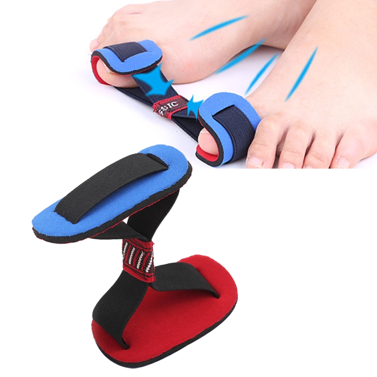 Big Toe Stretcher Corrector Feet Care Elastic Band Tensile Band(Blue)