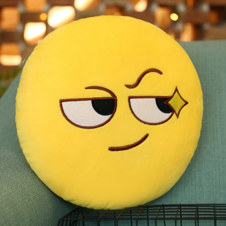 หมอนรองหลัง Gloat Face Creative Emoji Throw Pillow ขนาด: ประมาณ 28 ซม. ...