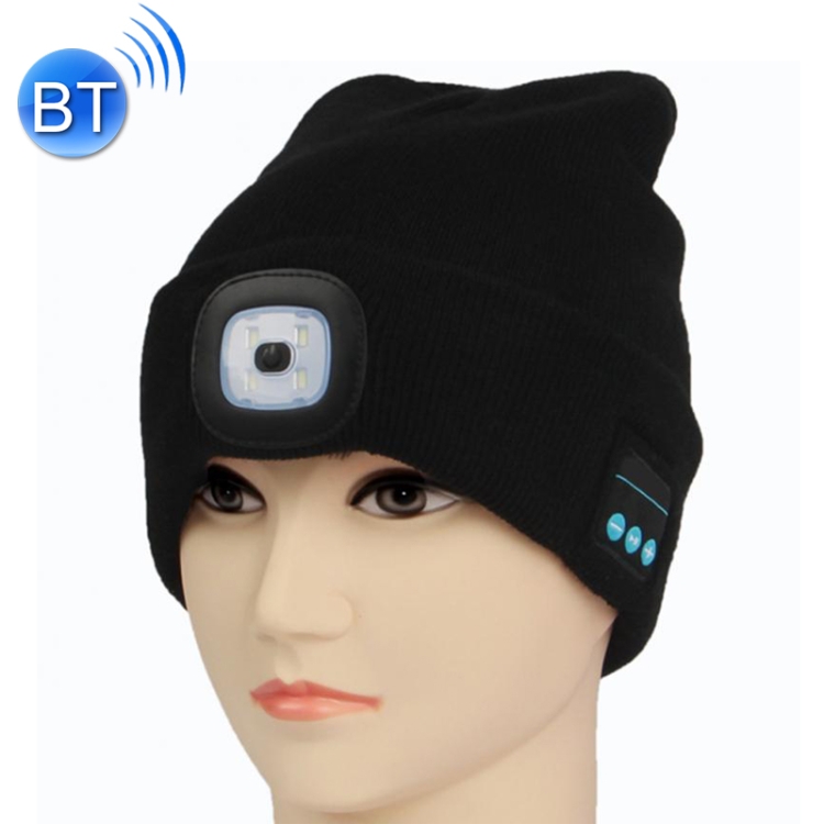 Unisex Warm Winter Polyacrylonitrile Knit Hat หมวกผู้ใหญ่พร้อมไฟ LED ...