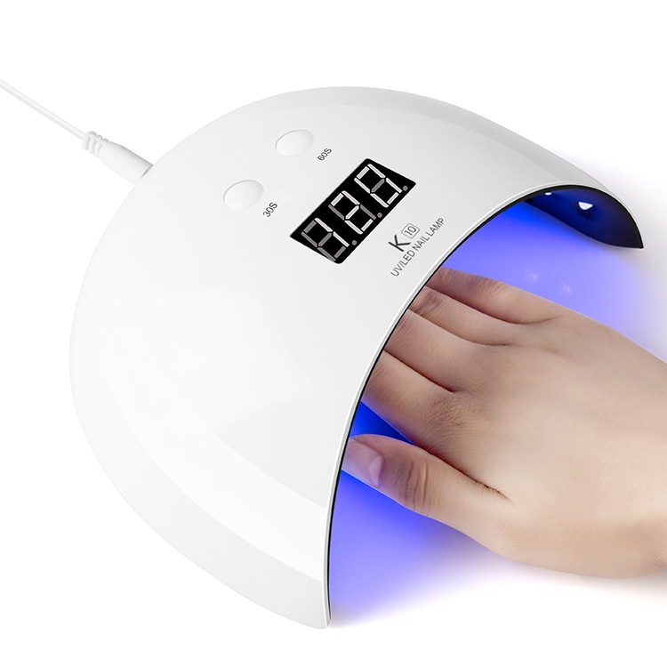 K10 24W Manicure Phototherapy Lamp / Double Light Source LED Sun Lamp ...