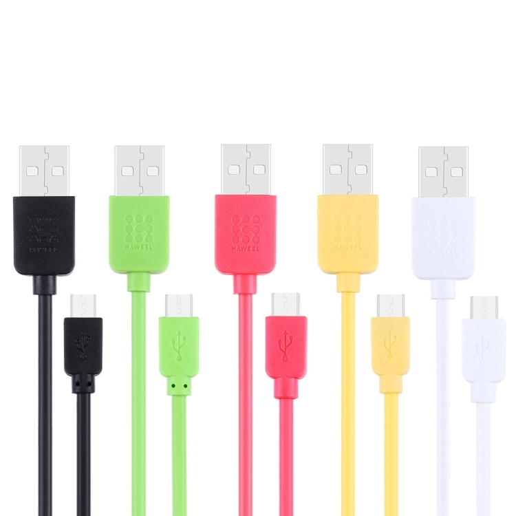 35 ชิ้นสีผสม HAWEL 1 เมตรความเร็วสูง 35 Cores Micro USB เพื่อ USB Sync ...