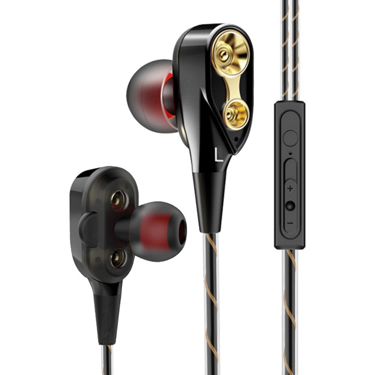 D2 1.2m Wired In Ear 3.5mm Interface Stereo Wire-Controlled HIFI ...