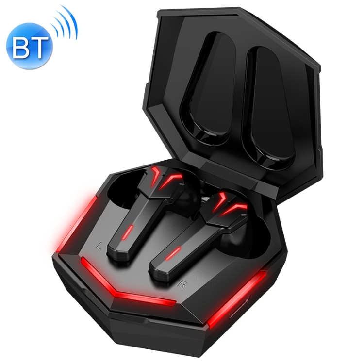 TWS32 TWS RGB Lights No Delay Gaming Bluetooth Earphone with Charging Box