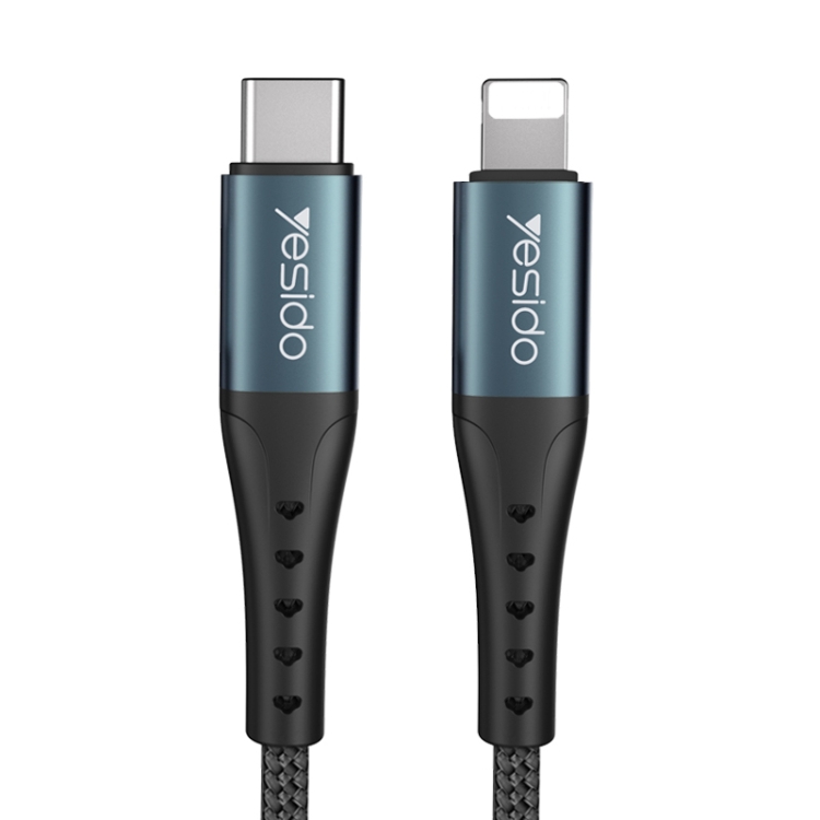 Yesido CA65 2.4A USB-C / Type-C to 8 Pin Charging Cable, Length: 2m