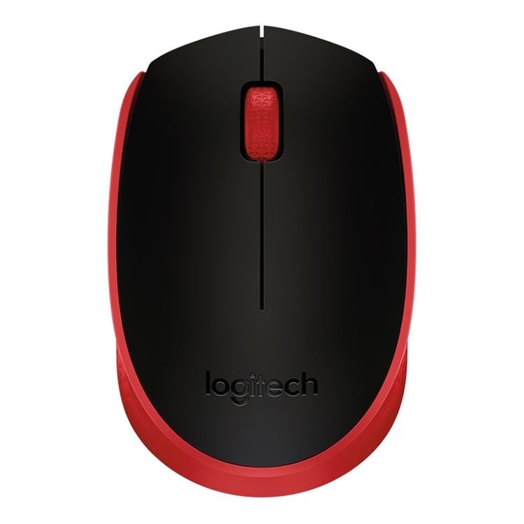 Logitech M171 1000DPI USB Wireless Mouse with 2.4G Receiver (Red)