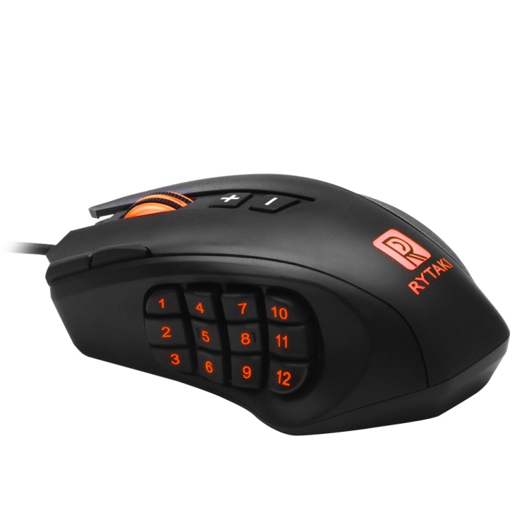Rocketek R6 16400DPI 16-keys USB Wired Programming Mechanical Gaming ...