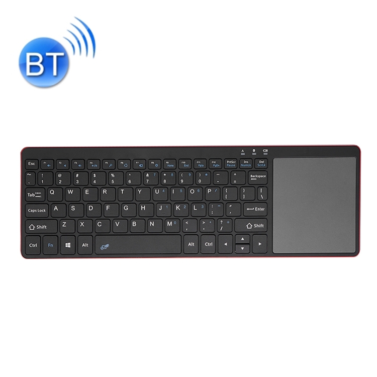 B020 Ultra-slim 80 Keys Bluetooth Wireless Keyboard with Touchpad(Black)