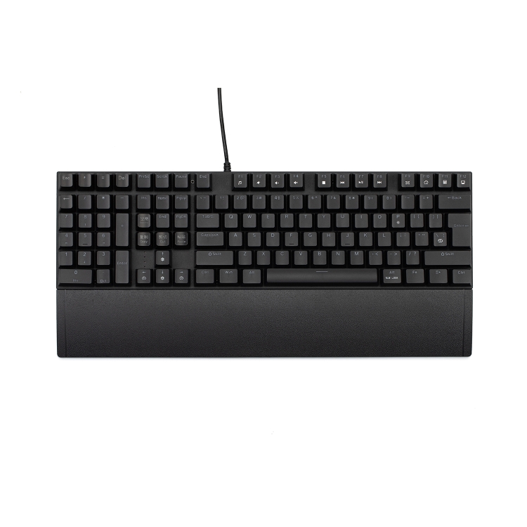 SN-2305 Left-handed Tea Shaft Mechanical Wired Keyboard with Hand Rest ...