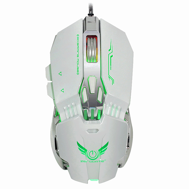 ZERODATE X800 Wired Mechanical Macros Define 8 Programmable Keys 3200 ...