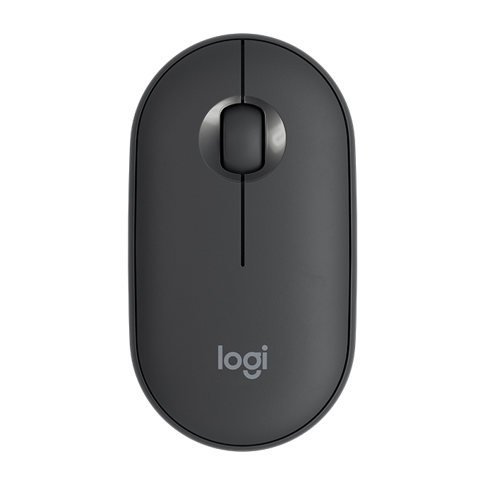 Logitech Pebble Cobblestone Shape Thin 3-keys 1000DPI Mute Wireless ...