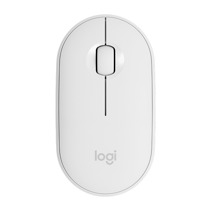Logitech Pebble Cobblestone Shape Thin 3-keys 1000DPI Mute Wireless ...