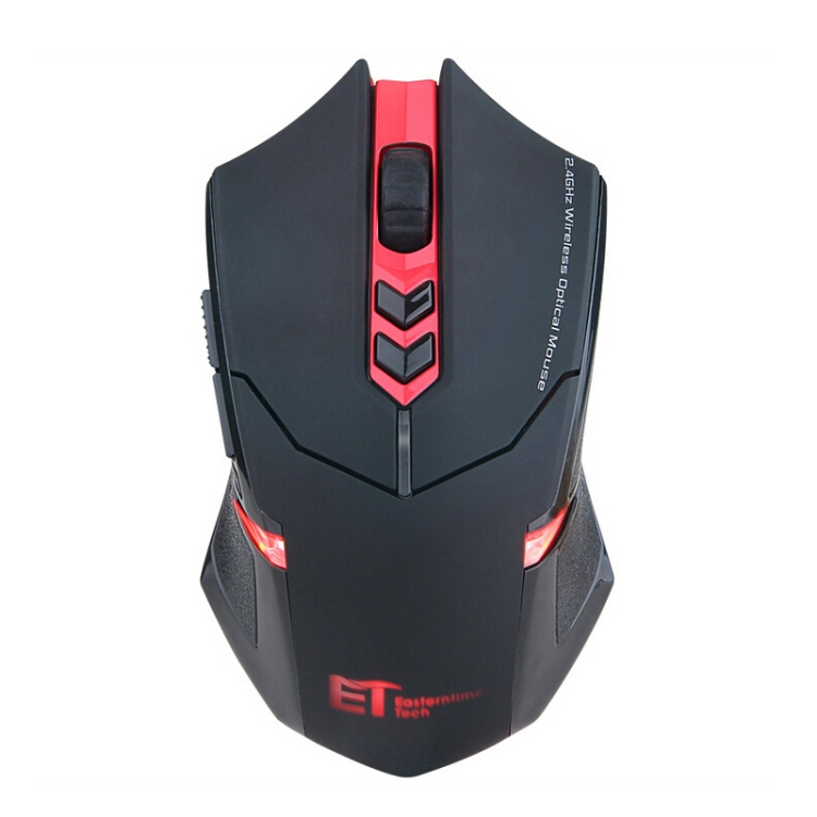 ET X-08 7-keys 2400DPI 2.4G Wireless Mute Gaming Mouse with USB ...