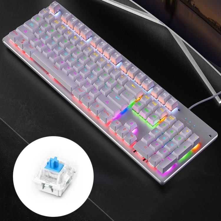 YINDIAO Classic Square Keys Mixed Light USB Mechanical Gaming Wired ...