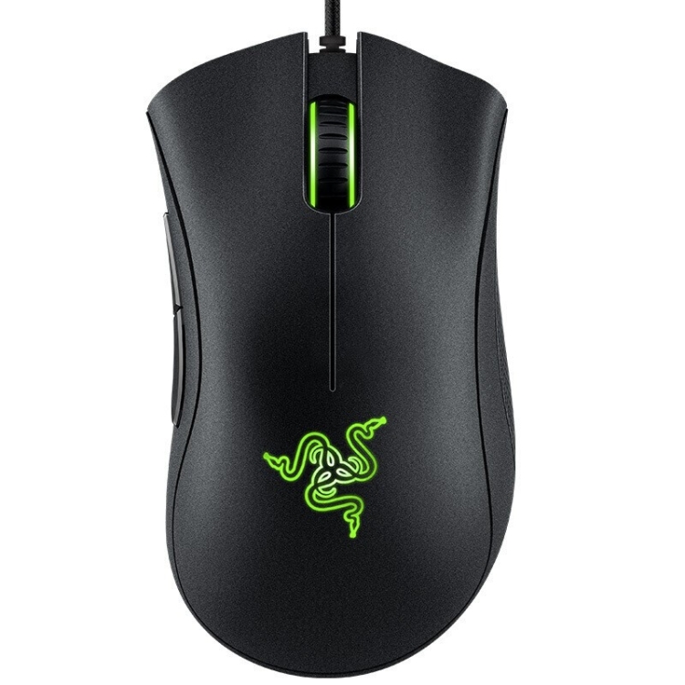 Razer DeathAdder Essential 6400 DPI 유선 마우스, 케이블 길이: 1.8m(검은색)