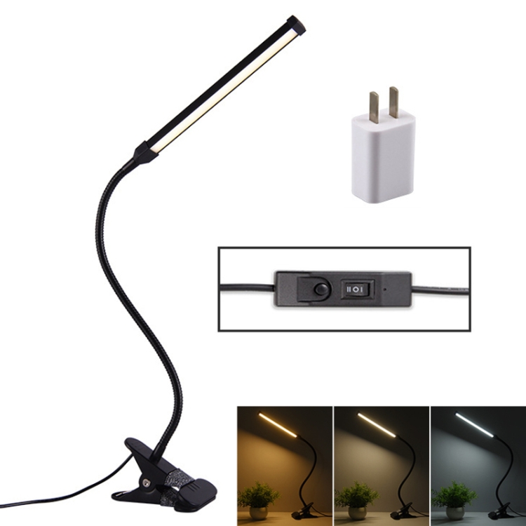 LED Desk Lamp 8W Folding Adjustable Eye Protection Table Lamp, USB Plug ...