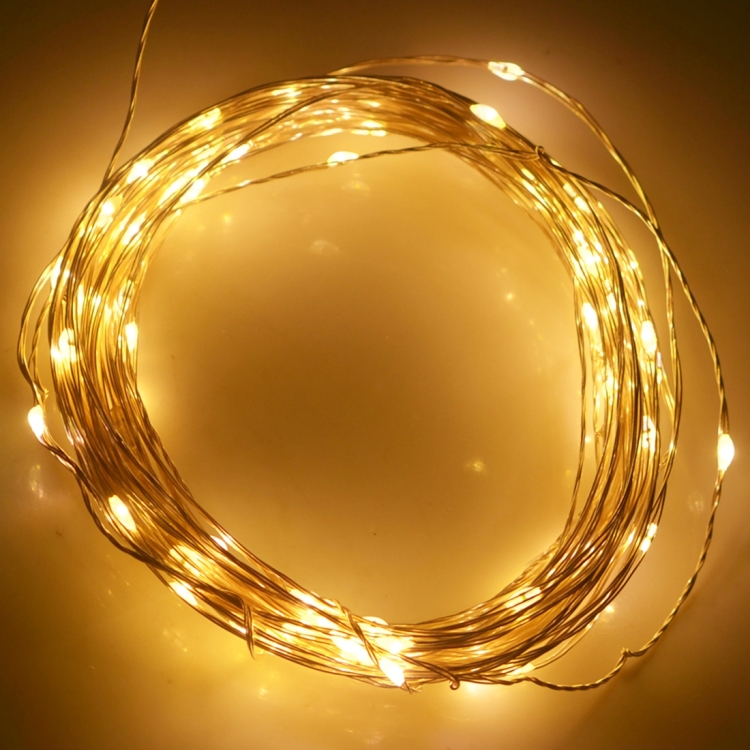 10m 5VMN 6W 500LM LED Silver String Light