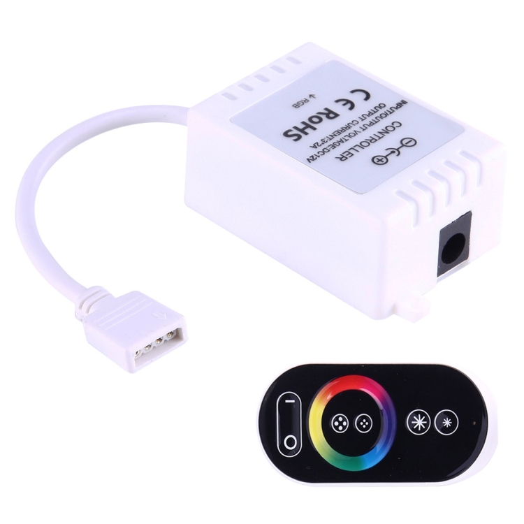 SX-200 Mini LED Controller with 6 Keys Touch Remote Control, DC 12V