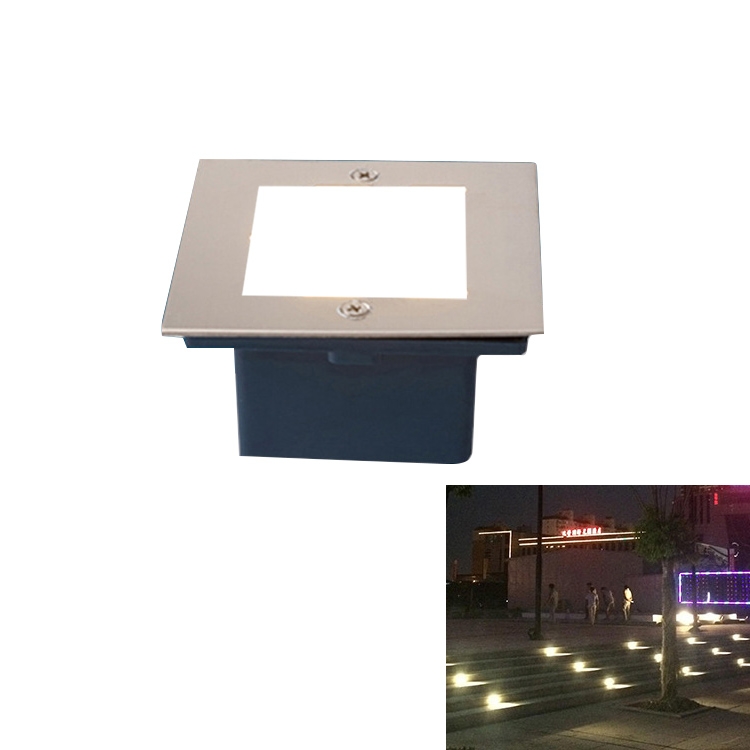 Flat Style White Light 3W Embedded LED Foundation Sign Side Wall Floor ...