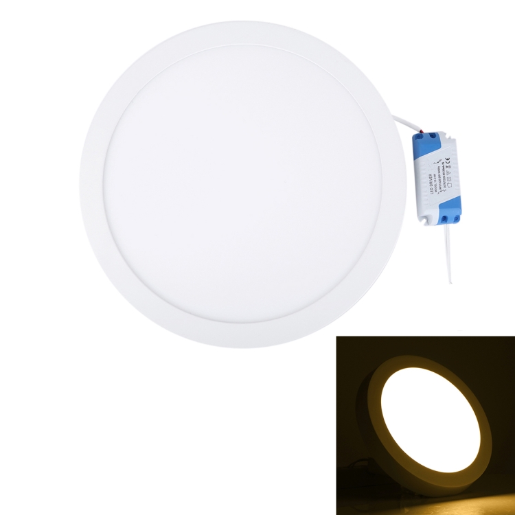 24W Round LED Surface Panel Light with LED Driver