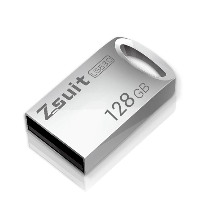 Zsuit 128GB USB 3.0 미니 금속 링 모양의 USB 플래시 디스크