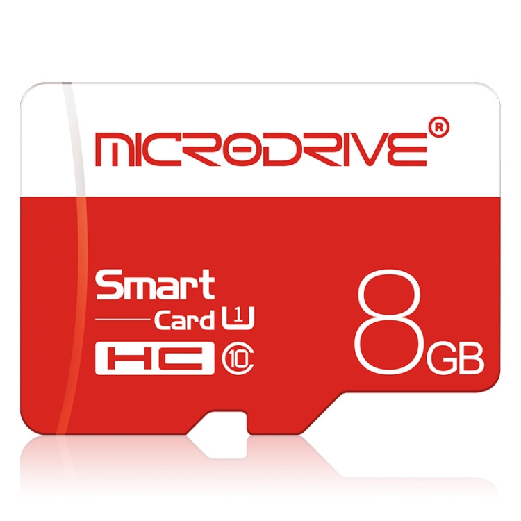 การ์ดหน่วยความจำ Microdrive 8GB High Speed Class 10 Micro SD (TF)