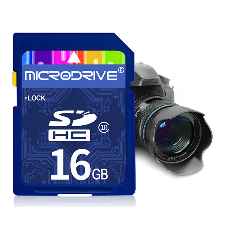 Microdrive 16GB การ์ดหน่วยความจำ SD Class 10 ความเร็วสูงสำหรับอุปกรณ์ดิจิตอลทั้งหมดที่มีช่อง ...
