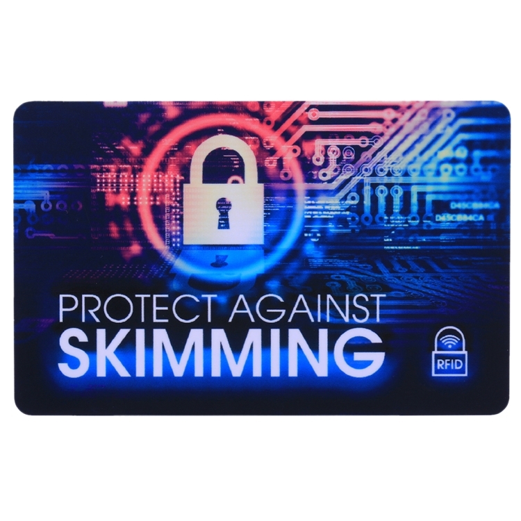 Protect Against Skimming RFID Blocking Card