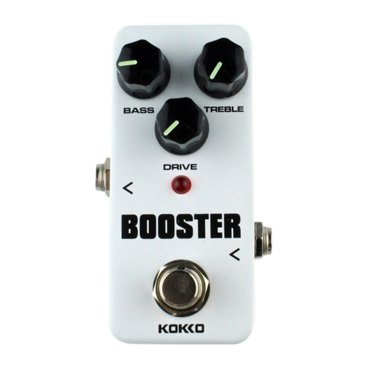 KOKKO FBS2 2-Band EQ Booster Mini Guitar Effect Pedal (สีขาว)