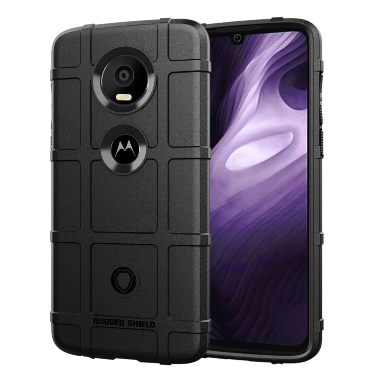 เคส TPU กันกระแทกแบบ Full Coverage สำหรับ Motorola Moto Z4 Play (สีดำ)