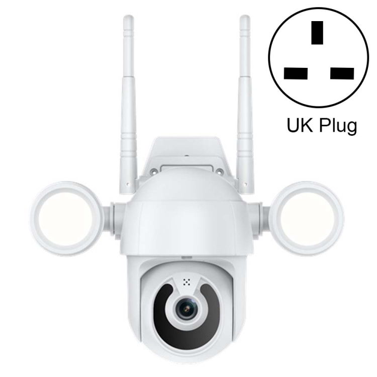 ZS-TY55 Tuya Smart HD 1080P WiFi Waterproof Double Fill Light Dome IP ...