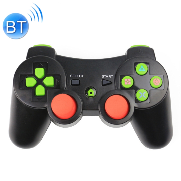 Bending Wireless Bluetooth Game Handle Controller สำหรับ PS3 (สีดำ)
