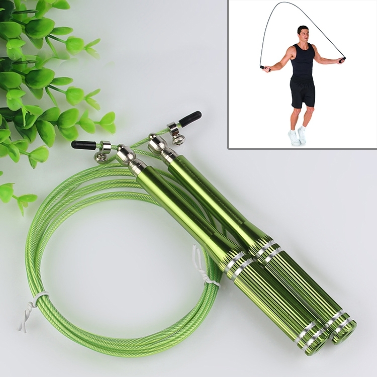 Metal Handle Bearing Steel Wire Rope Skipping Sports Fitness Jump Rope ...