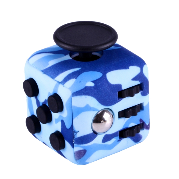 Camouflage Pattern Fidget Cube Relieves Stress and Anxiety Attention ...