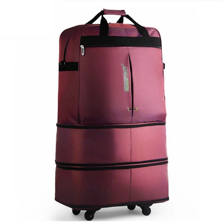 Maleta retráctil 91L Maleta unisex plegable Maleta giratoria de viaje ...