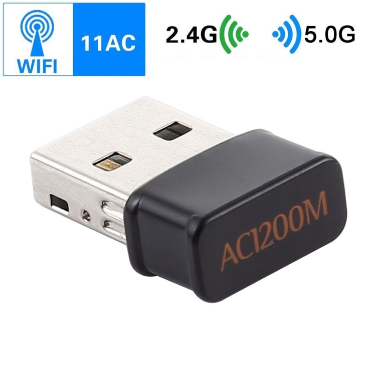 AC1200Mbps 2.4GHz & 5GHz Dual Band USB 2.0 WiFi Adapter External ...