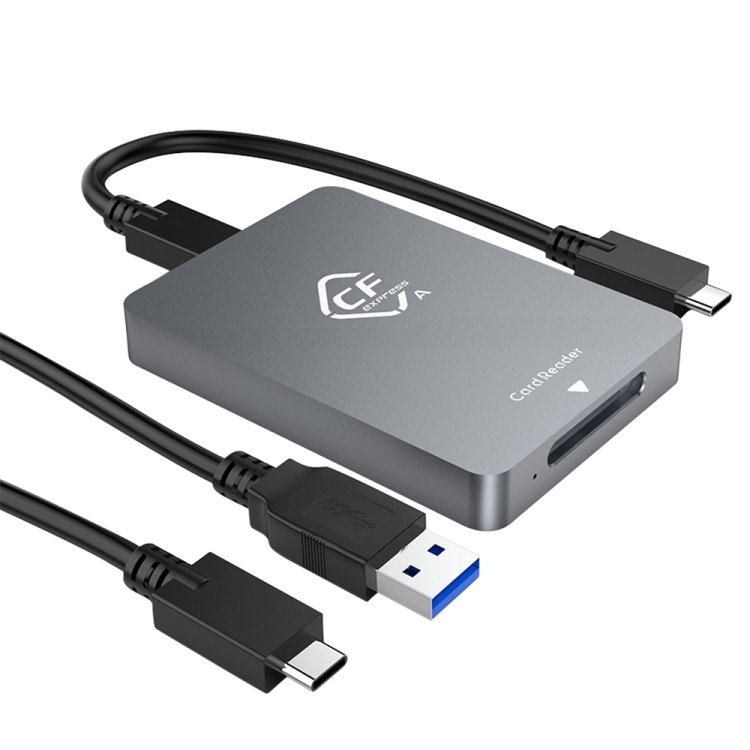 Rocketek CR325 USB3.1 Gen2 CFexpress Type B Card Reader (Silver Grey)
